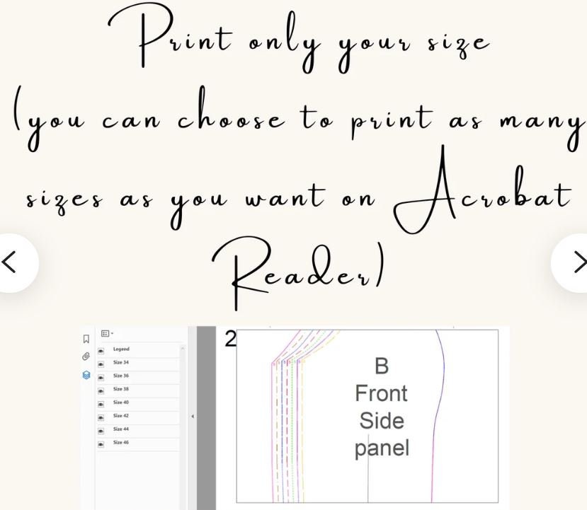 PDF Digital Sewing Pattern for Bat Sleeve Dress // Size S-M-L ...