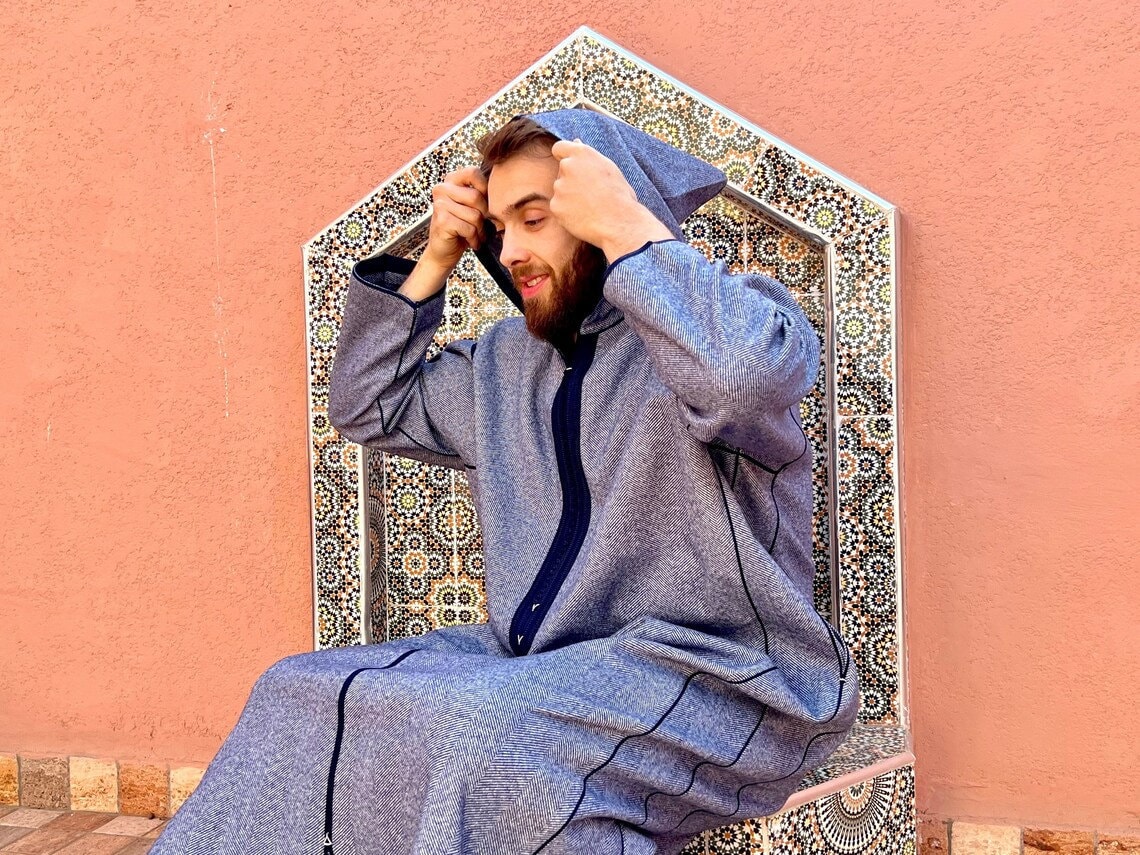 PDF Swing Pattern Djellaba for Men/ Men's Caftan/moroccan Kaftan ...