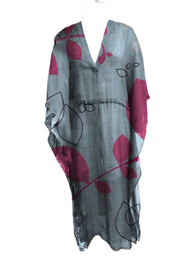 Kaftan Pdf Sewing Pattern With V-neck. Long Sleeves.adjustable ...