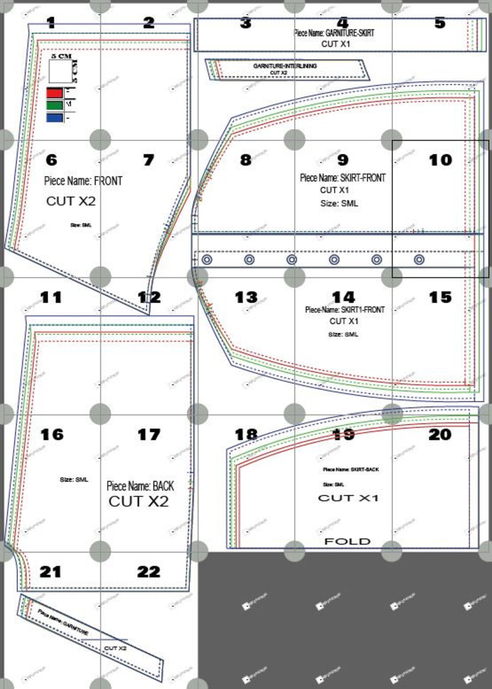 PDF Digital Sewing Pattern for Bat Sleeve Dress // Size S-M-L ...