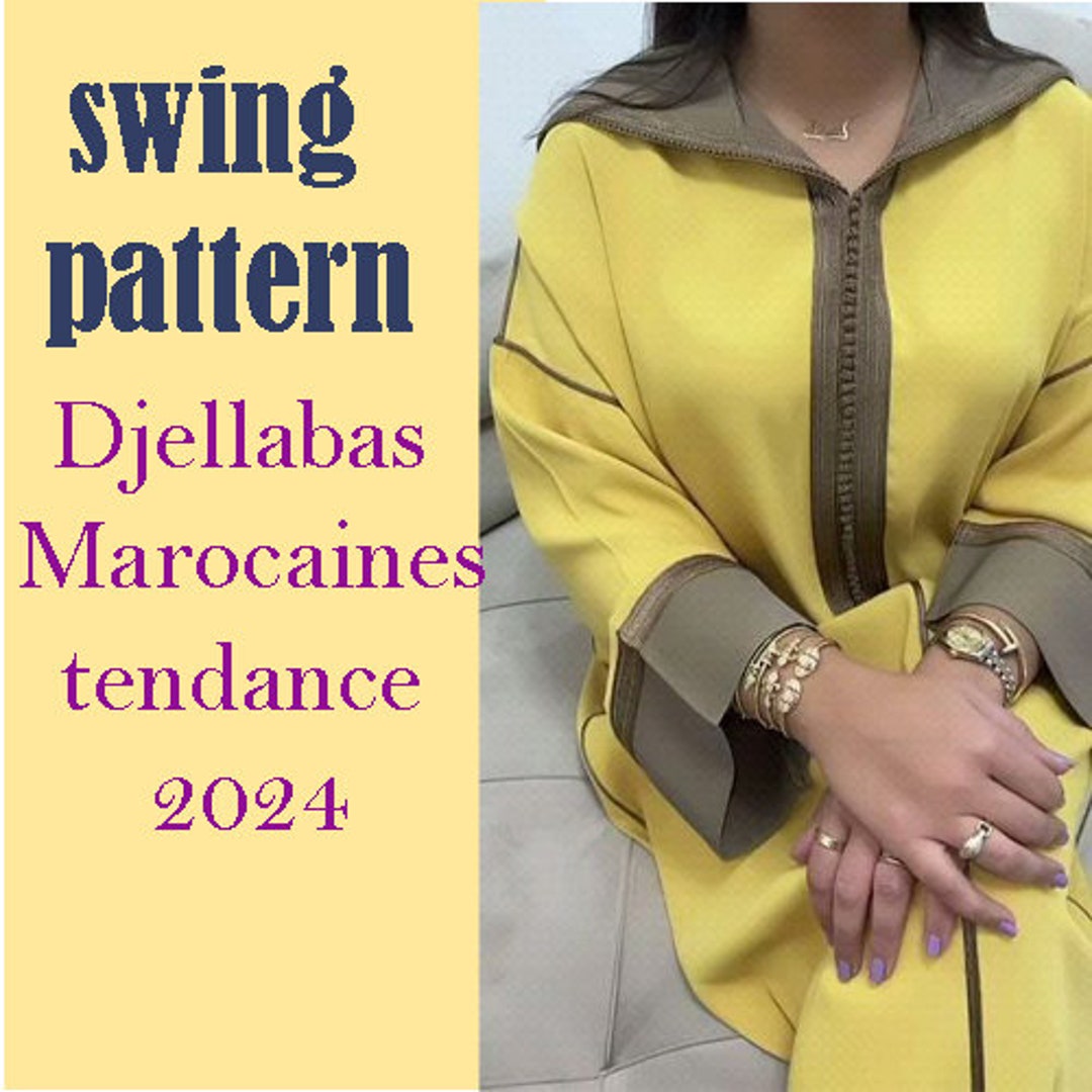 PDF Swing Pattern-djellabas Collection 2024 Morocco /two Colors ...