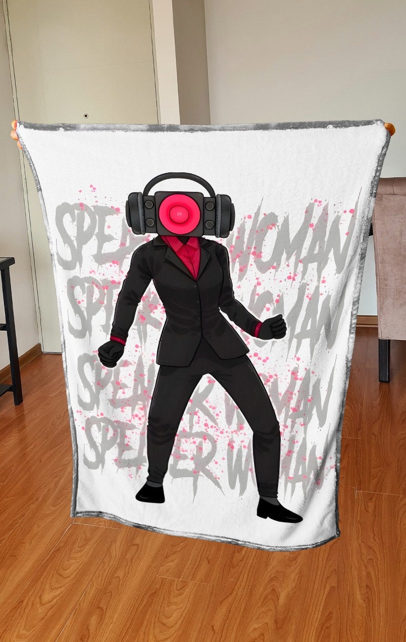 Skibidi Toilet Blanket Bed, Dafuqboom Bed Blanket, Decoration Room ...