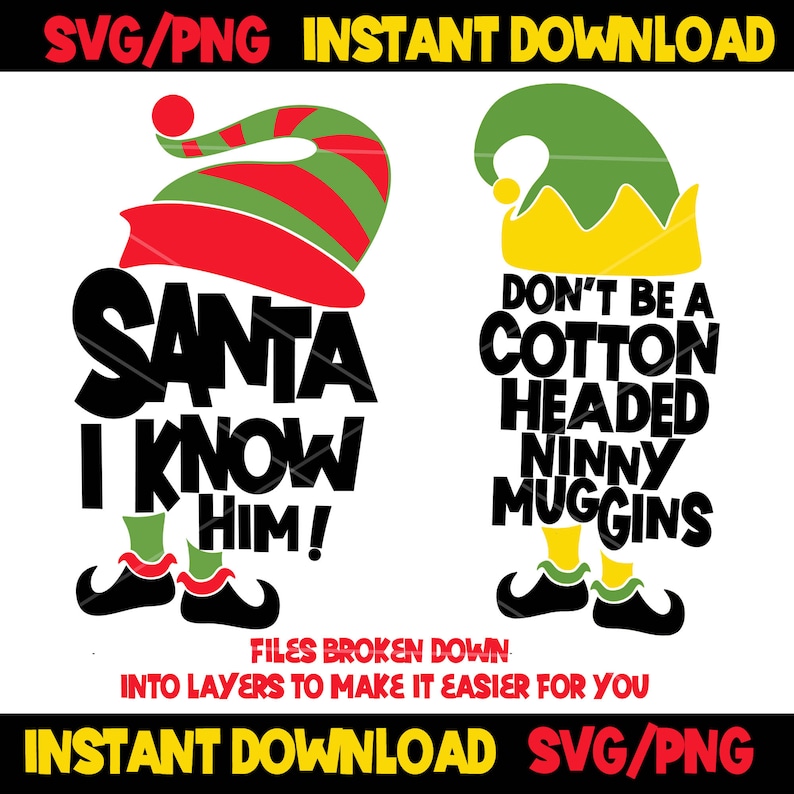 Buddy the Elf, Most Popular Elf /elf Svg /christmas Svg /commercial Use ...