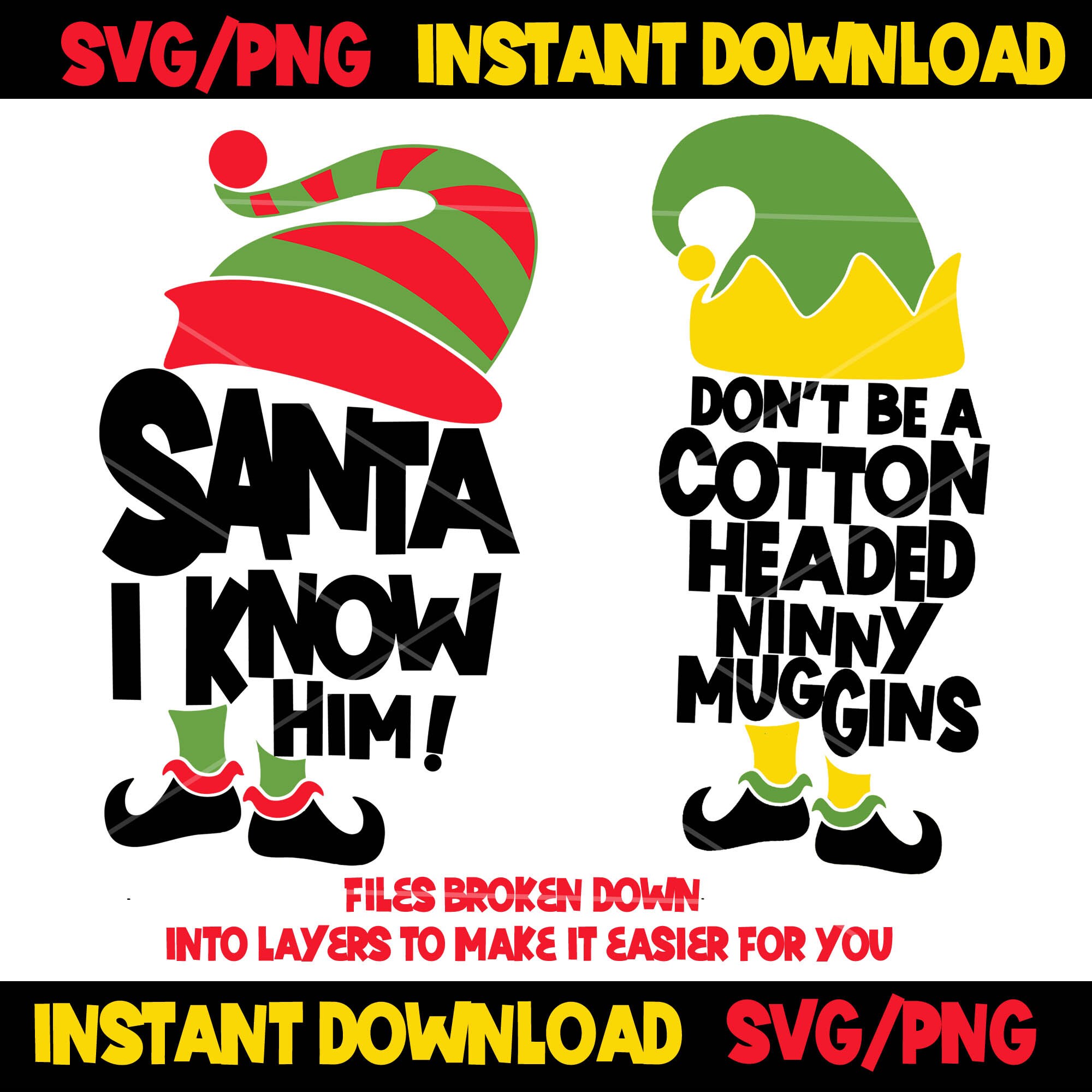Buddy the Elf, Most Popular Elf /elf Svg /christmas Svg /commercial Use ...
