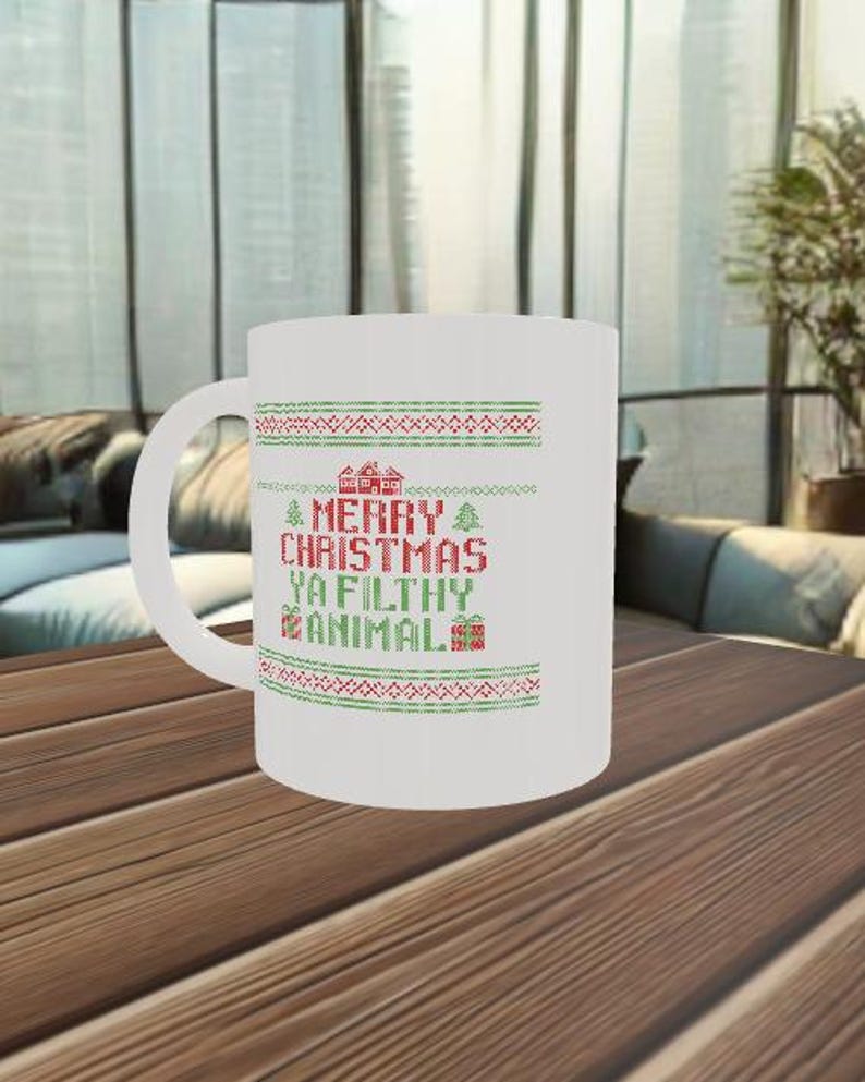 Merry Christmas Ya Filthy Animal PNG, Funny Christmas Design (digital ...