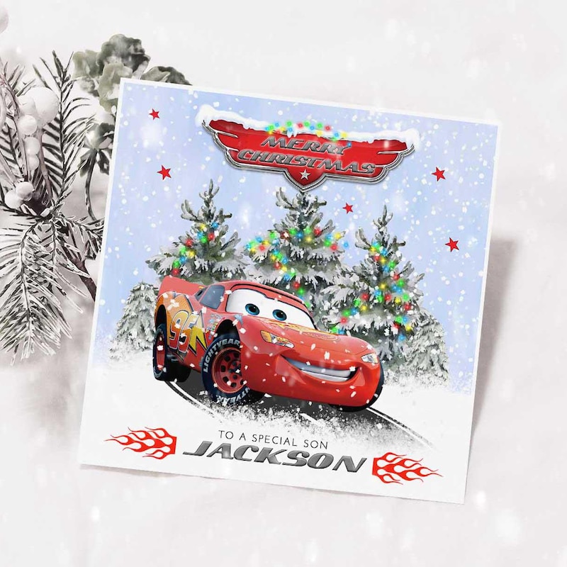 Christmas Card Santa Car - Etsy UK