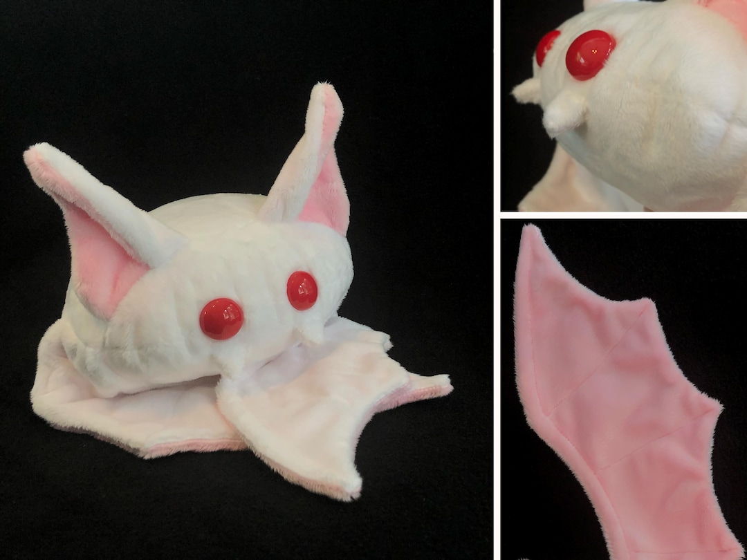 MADE TO ORDER Jumbo Albino Vampire Bean Bat | Not Microwaveable - Etsy