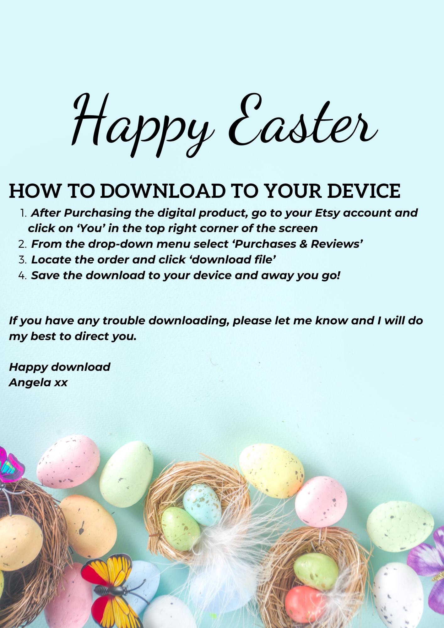 Easter Egg Hunt Digital Download - Easy Click and View - Etsy