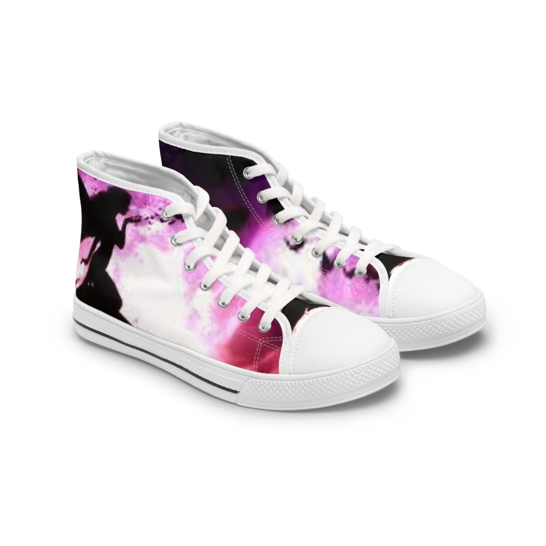 Fairy Magical Converse Style Women's High Top Sneakers, Canvas Trainer ...