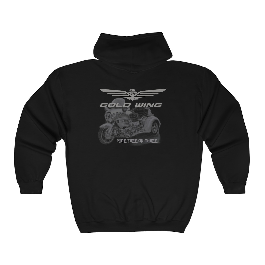 Goldwing Zipped Hoodie, Mens Jacket, Honda Wings, Trike, Motorbike - Etsy
