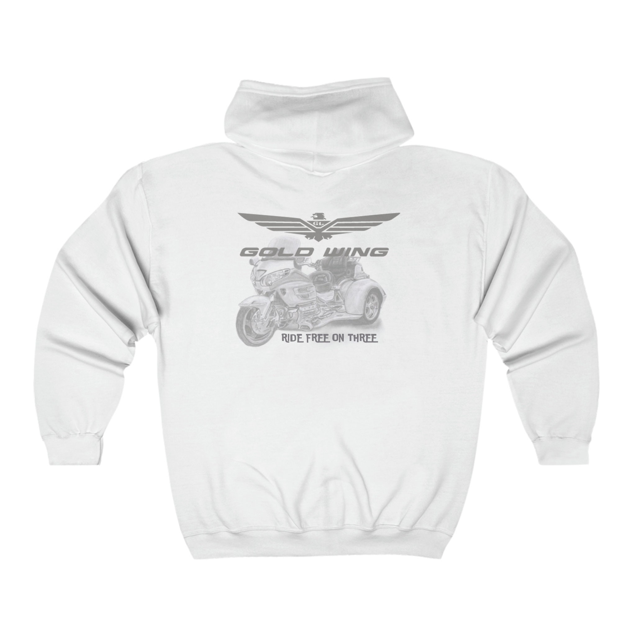 Goldwing Zipped Hoodie, Mens Jacket, Honda Wings, Trike, Motorbike - Etsy