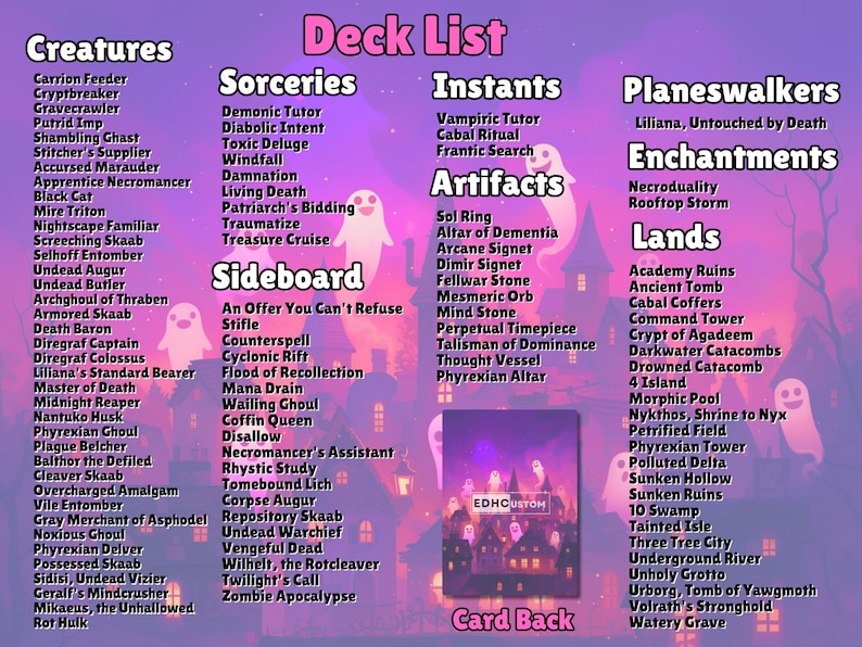 Zombies Proxy Deck Gisa and Geralf 100 Cards + Sideboard + Tokens ...