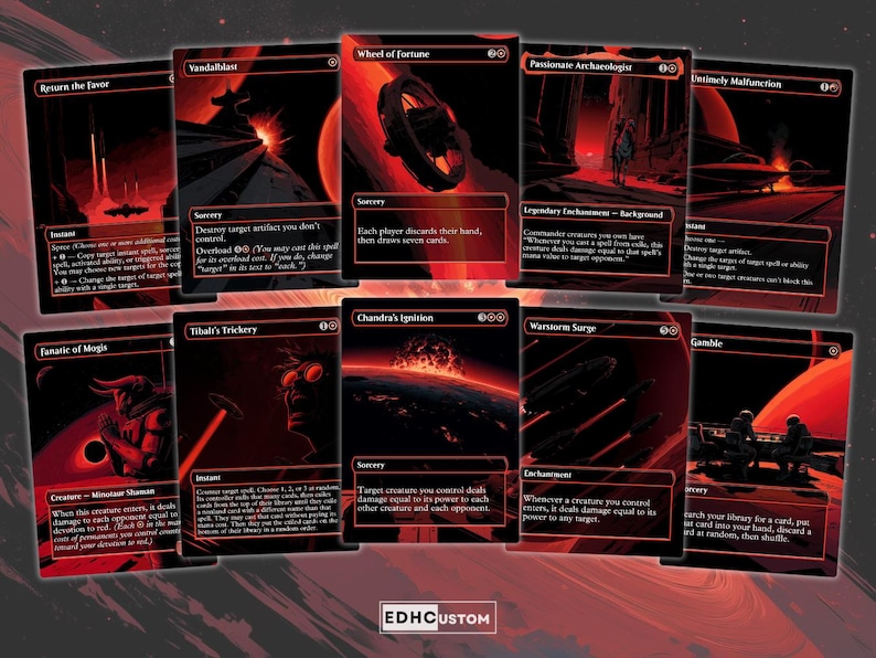 Tannuk Proxy Deck 100 Cards + Tokens | Sci Fi Commander Deck | Full ...
