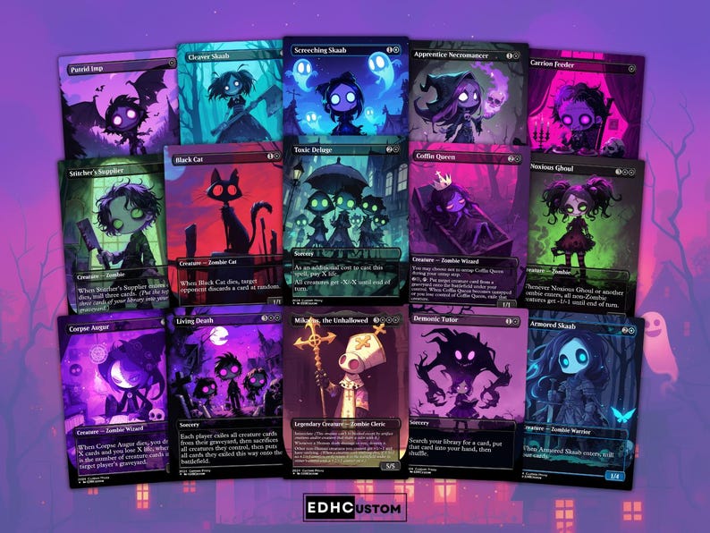 Zombies Proxy Deck Gisa and Geralf 100 Cards + Sideboard + Tokens ...