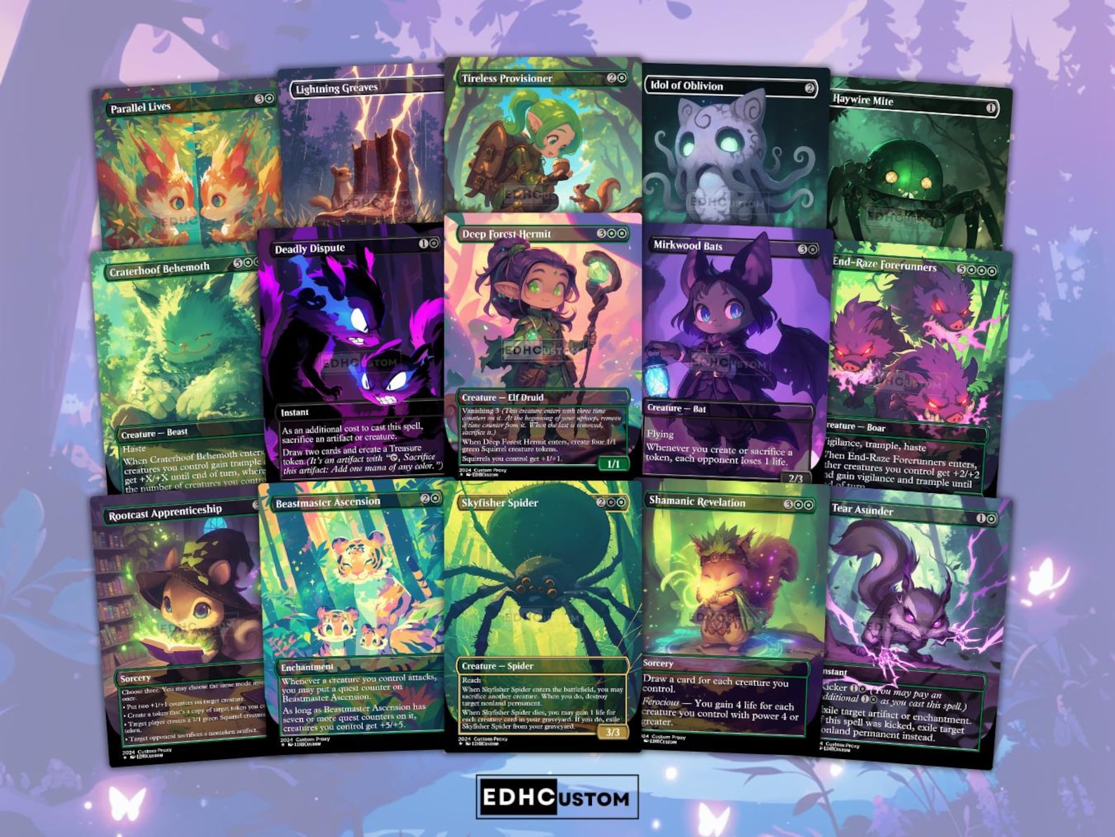 Squirrel Proxy Deck Hazel of the Rootbloom 100 Cards + Sideboard ...