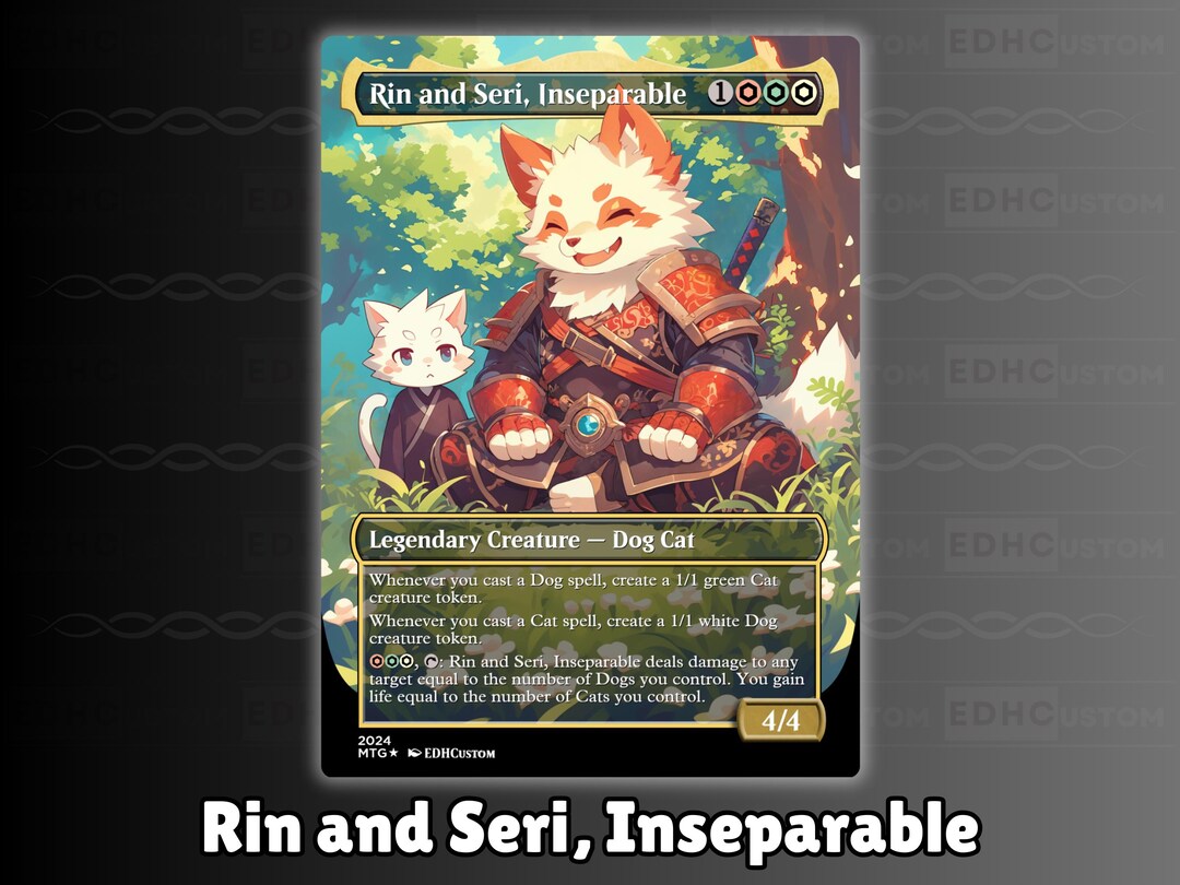 Rin and Seri, Inseparable V4 Custom Proxy Card MTG High Quality - Etsy