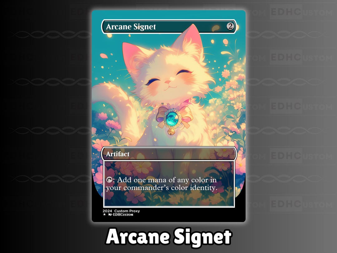 Arcane Signet Custom Proxy Card MTG High Quality - Etsy
