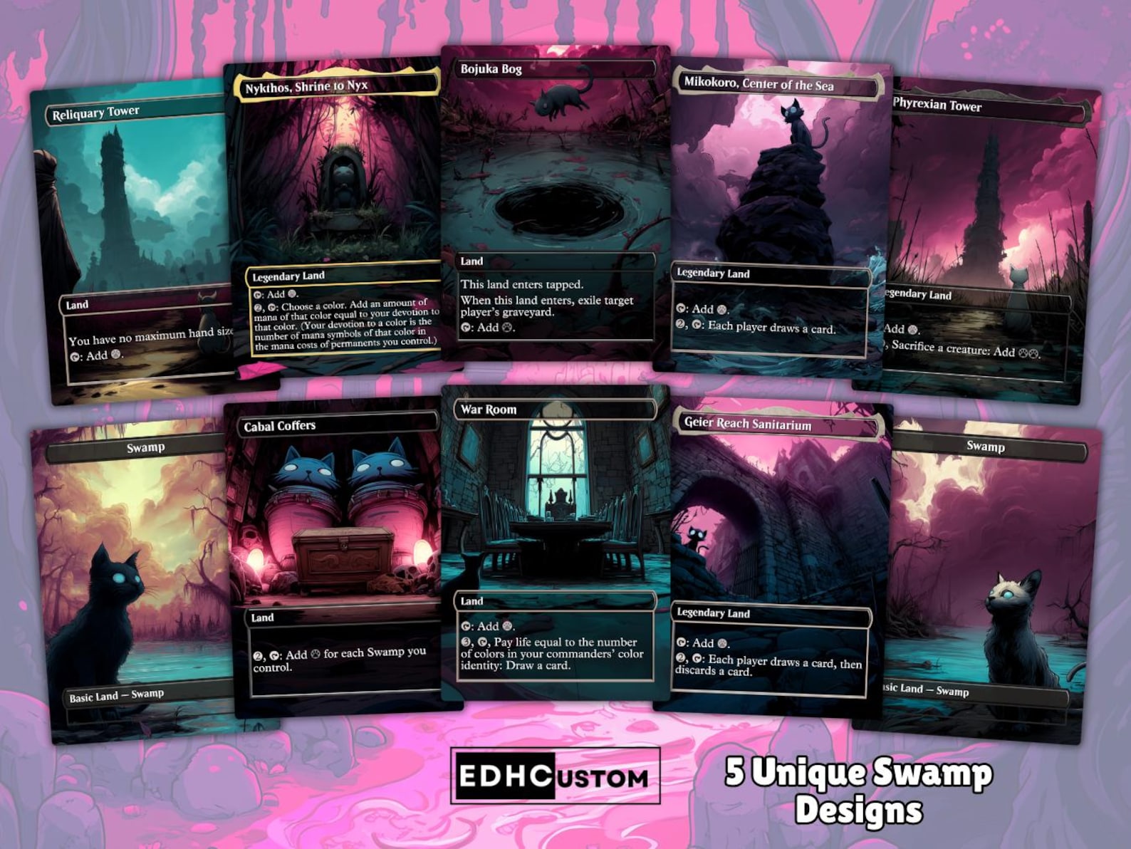 Sheoldred Proxy Deck Group Hug 100 Cards + Tokens | Full Commander EDH ...