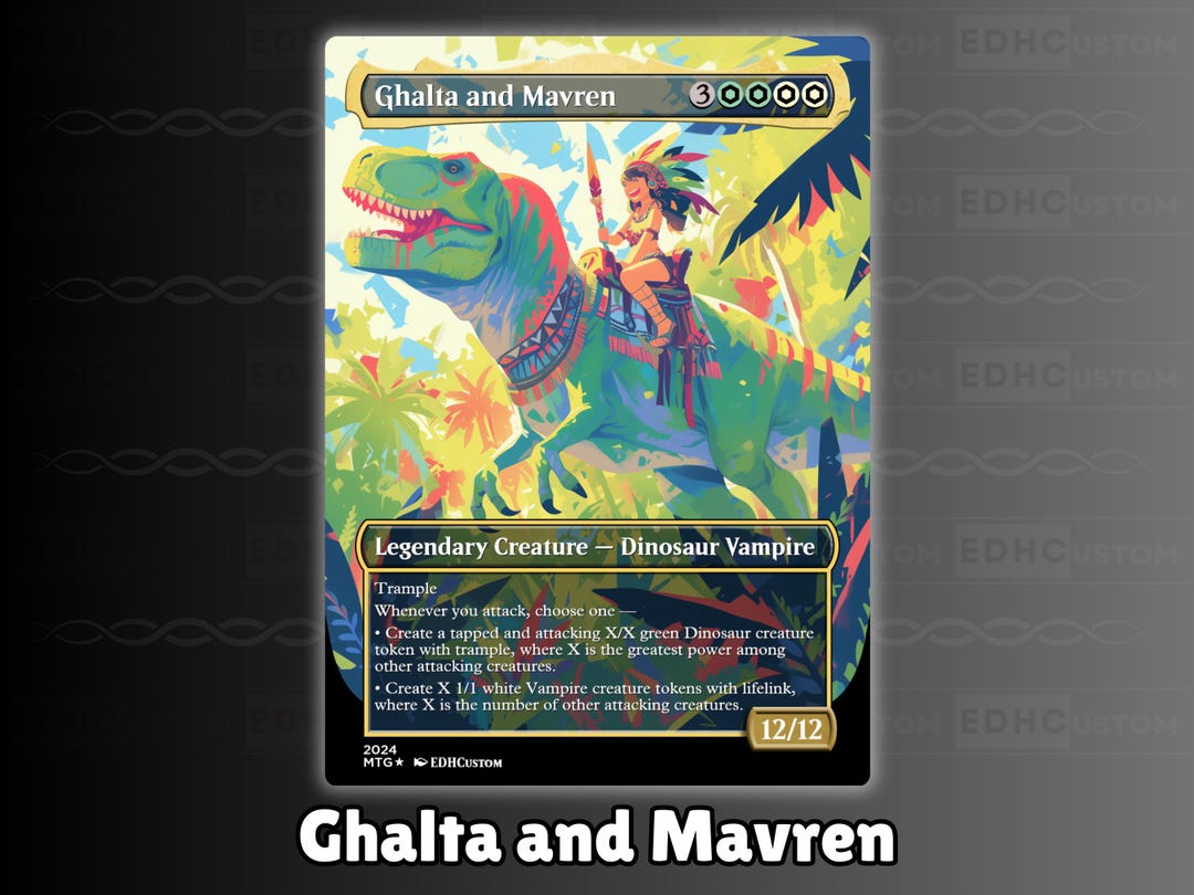 Ghalta and Mavren Custom Proxy Card MTG High Quality - Etsy