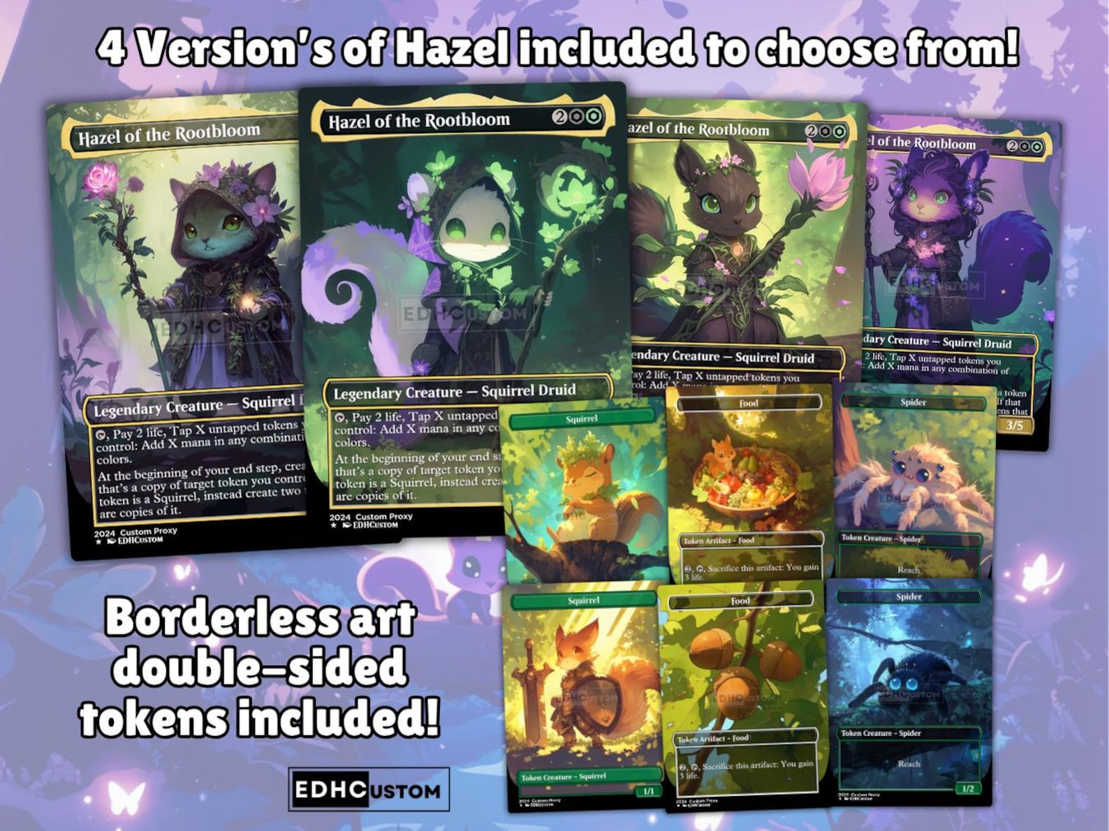 Squirrel Proxy Deck Hazel of the Rootbloom 100 Cards + Sideboard ...