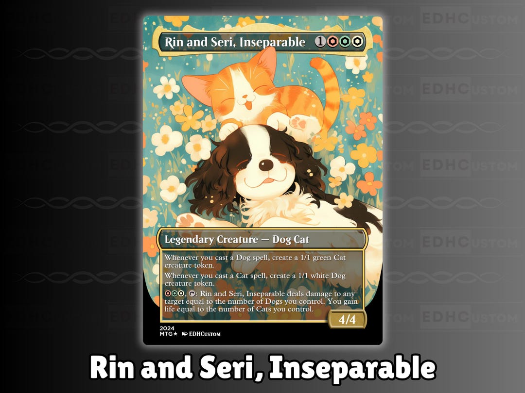 Rin and Seri, Inseparable V2 Custom Proxy Card MTG High Quality - Etsy