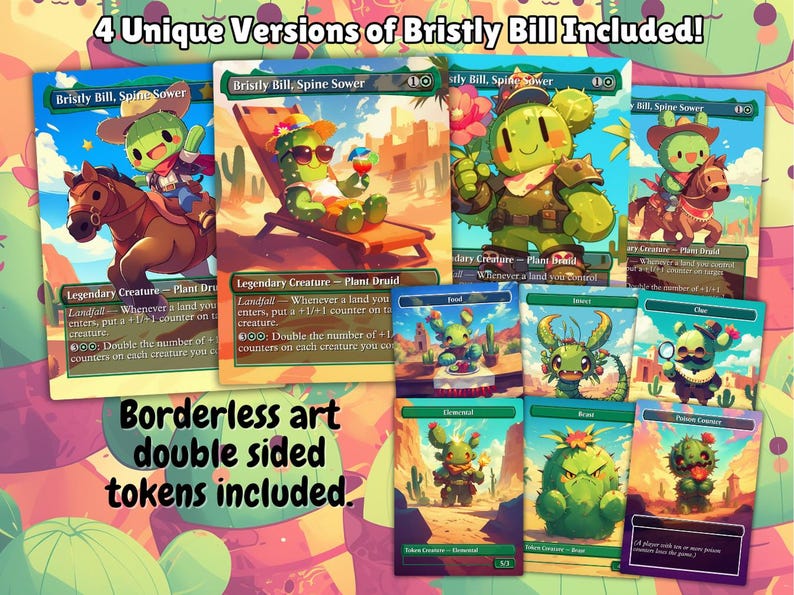 Landfall +1 Counter Proxy Deck 100 Cards + Tokens | Full Commander EDH ...