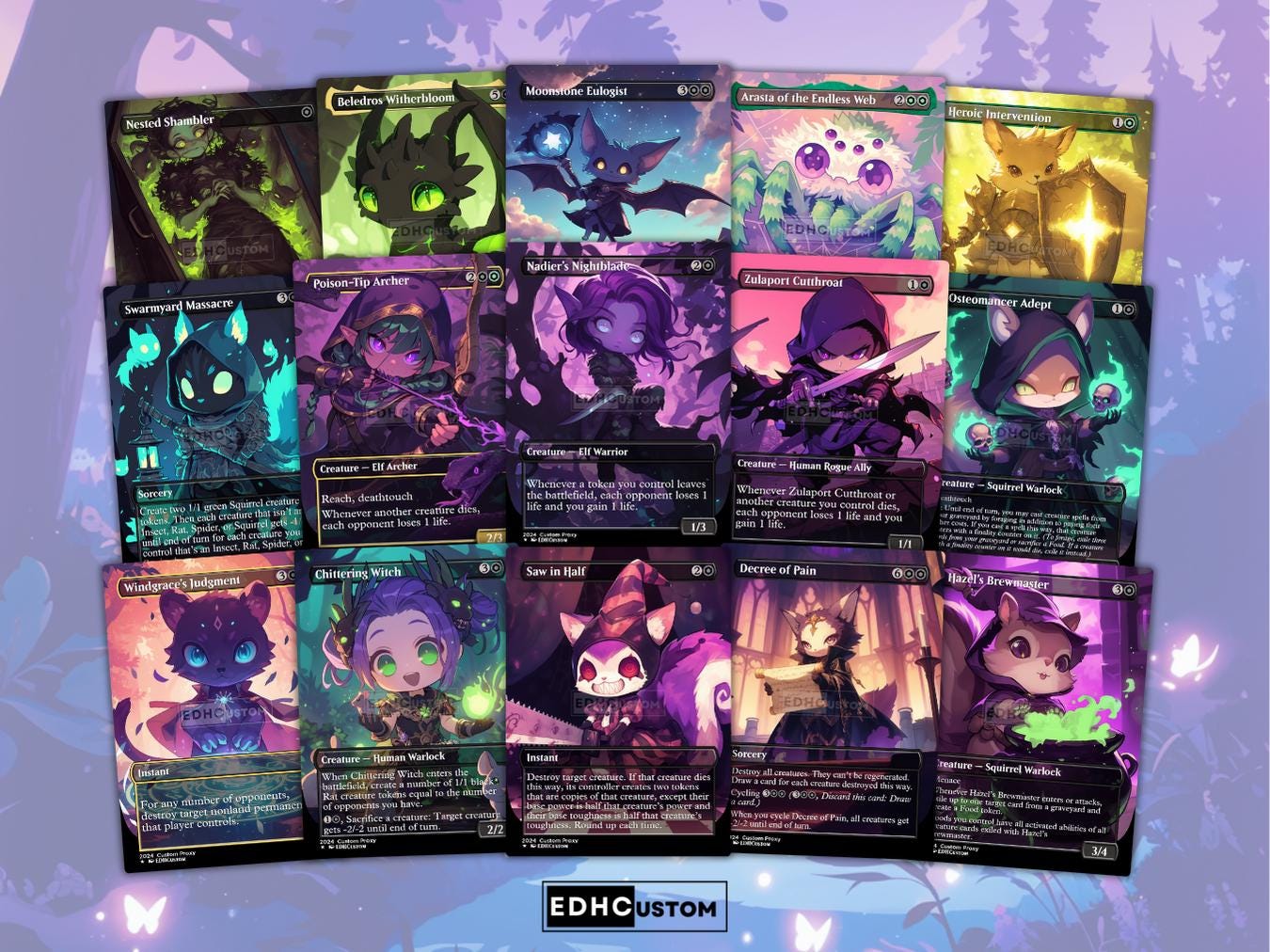Squirrel Proxy Deck Hazel of the Rootbloom 100 Cards + Sideboard ...