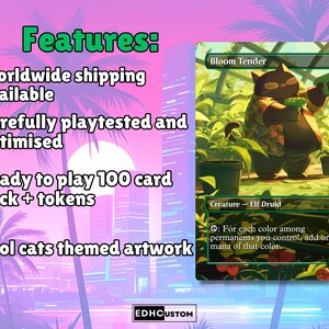 Cool Cats Proxy Deck Henzie 100 Cards + Tokens | Premium Quality Custom ...