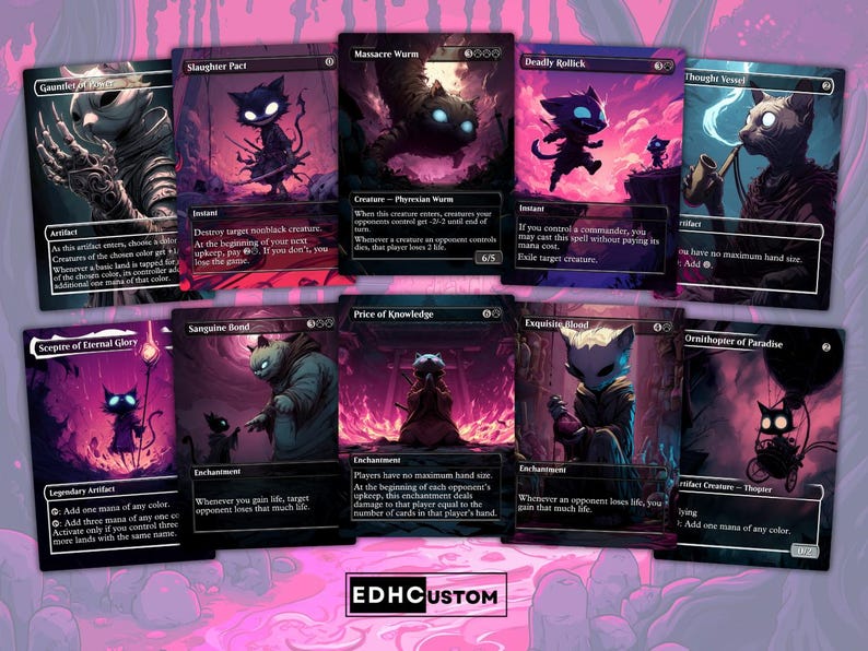Sheoldred Proxy Deck Group Hug 100 Cards + Tokens | Full Commander EDH ...