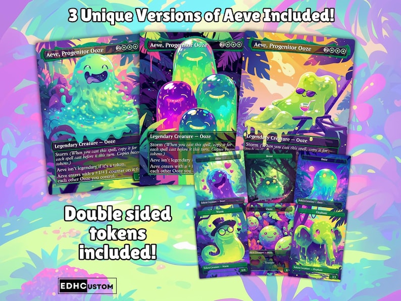 Ooze Tribal Proxy Deck Aeve 100 Cards + Tokens | Full Commander EDH ...