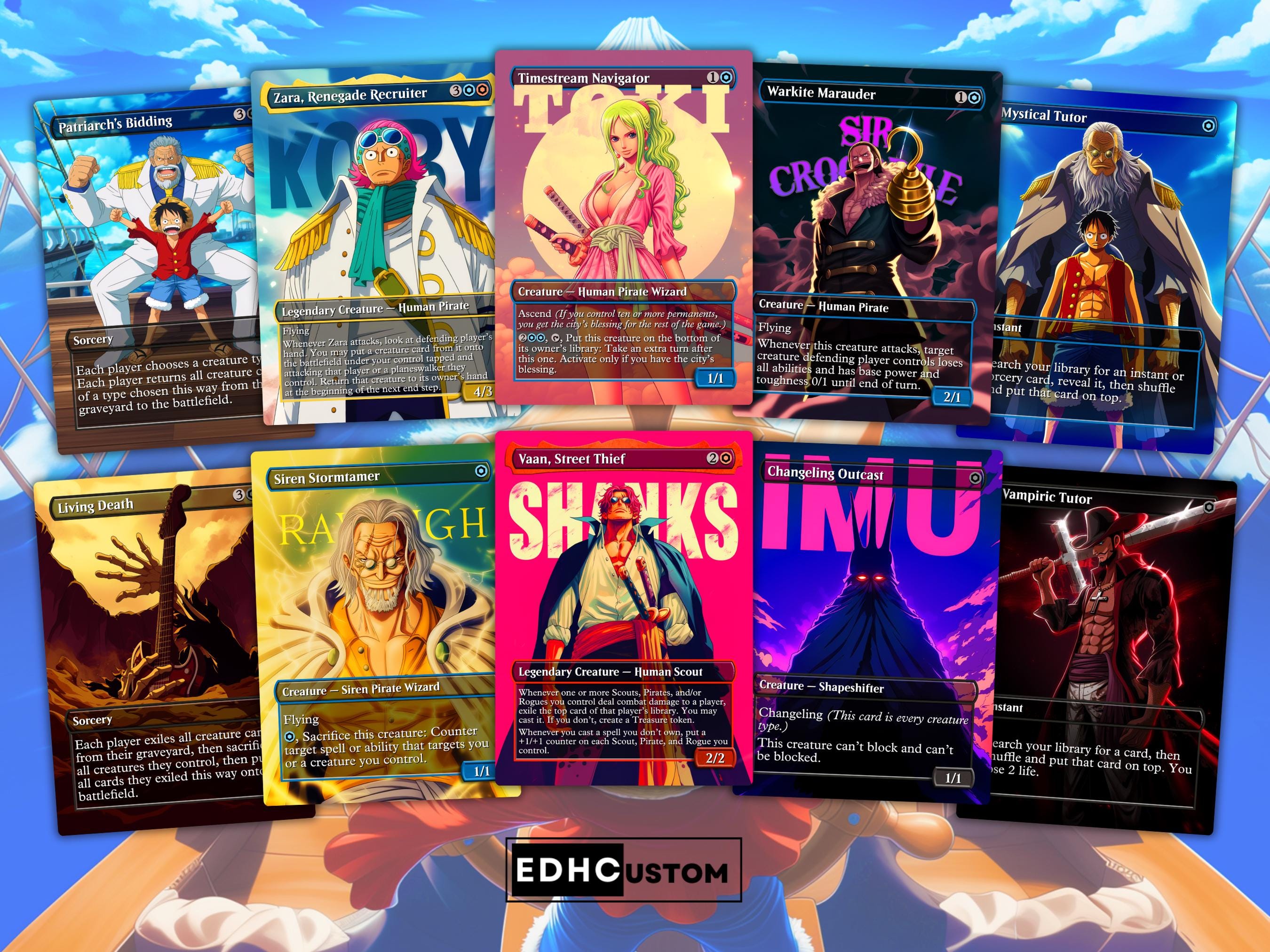 King of Pirates Proxy Deck 100 Cards + Tokens | Full Commander EDH Deck ...