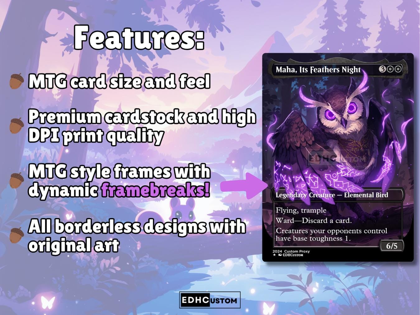 Squirrel Proxy Deck Hazel of the Rootbloom 100 Cards + Sideboard ...