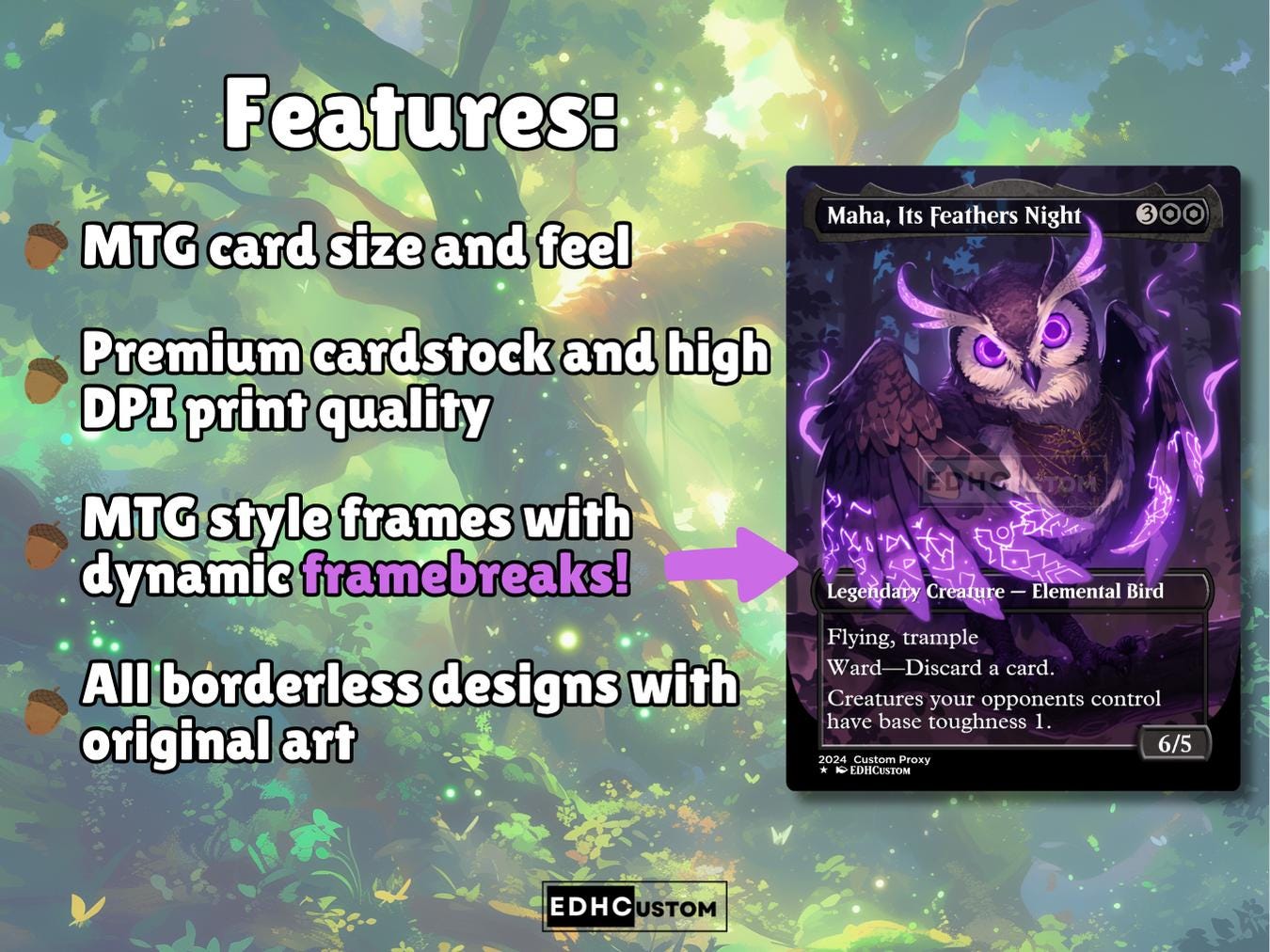 Squirrel Proxy Deck Chatterfang Combo 100 Cards + Sideboard + Tokens ...