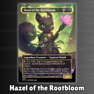 Hazel of the Rootbloom V3 Custom Proxy Card MTG High Quality - Etsy