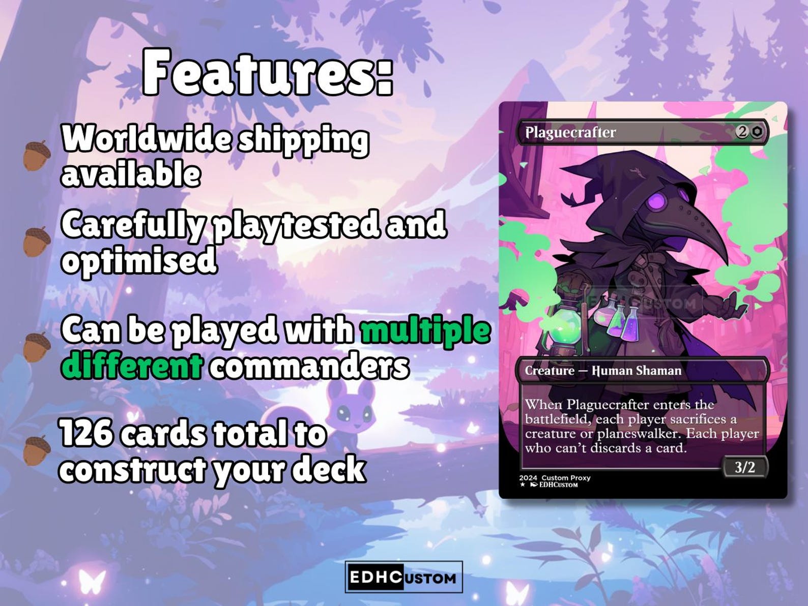 Squirrel Proxy Deck Hazel of the Rootbloom 100 Cards + Sideboard ...
