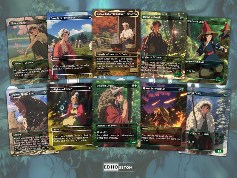 Wolf Princess Proxy Deck Voja 100 Cards + Tokens | Full Commander EDH ...