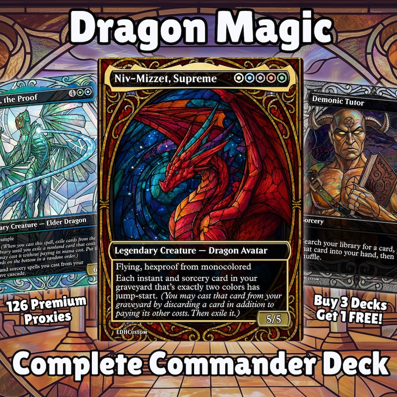 Stained Glass Mtg Proxies - Etsy Canada