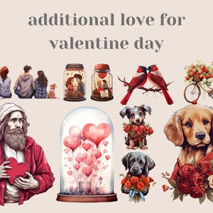 Valentine Day Vol 1 Clipart Pack, Clip Art for Commercial Use ...