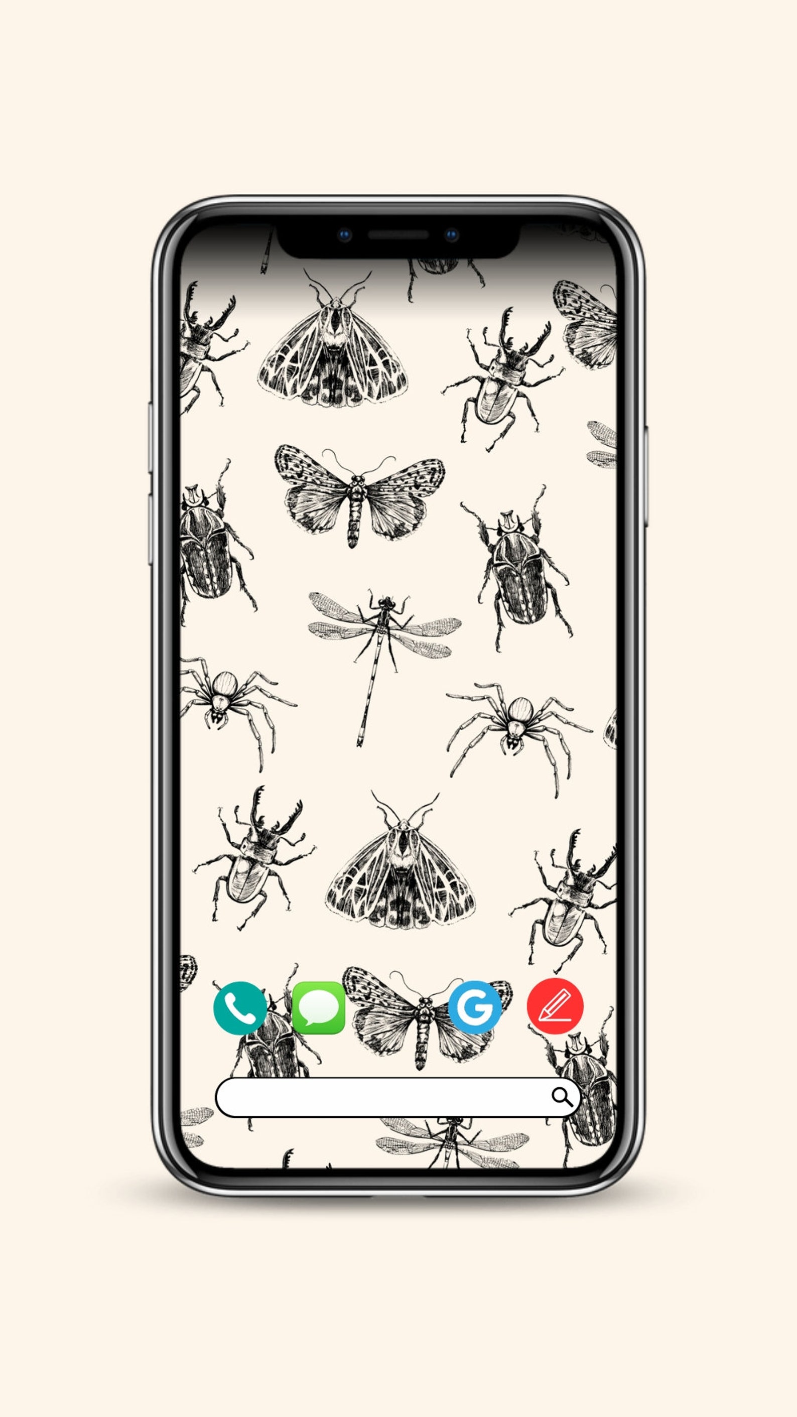 Insects Wallpaper - Etsy