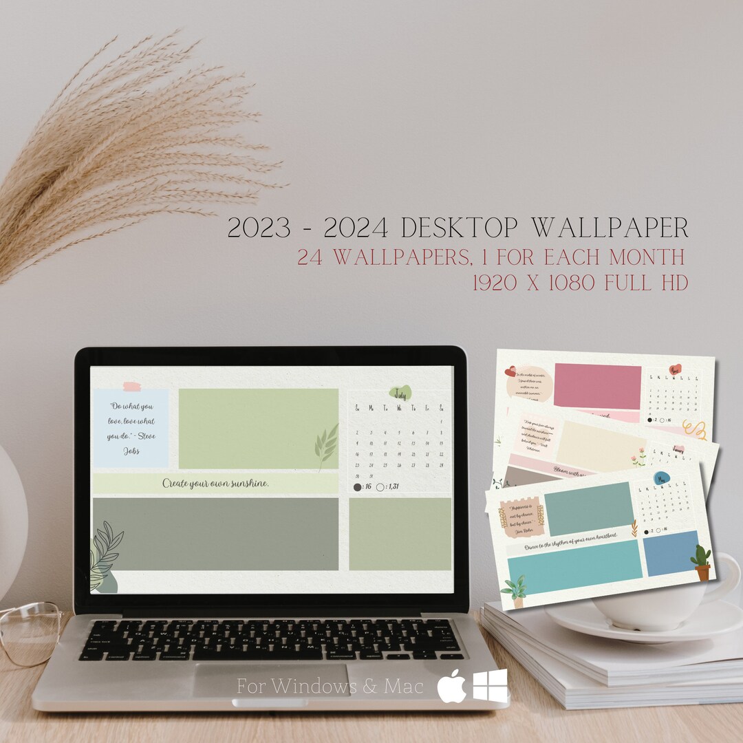 2024 Desktop Organizer Wallpaper for Mac,desktop Wallpaper,digital ...