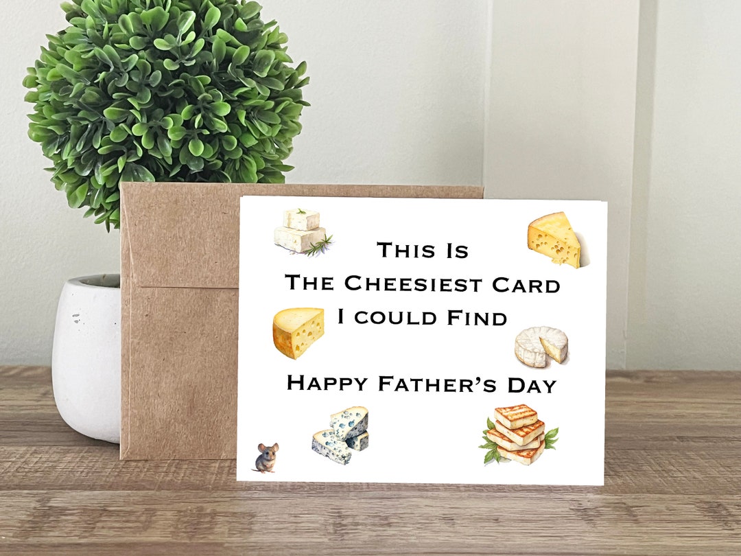 Father's Day Card || Cheesy Father's Day Card || Happy Father's Day ...