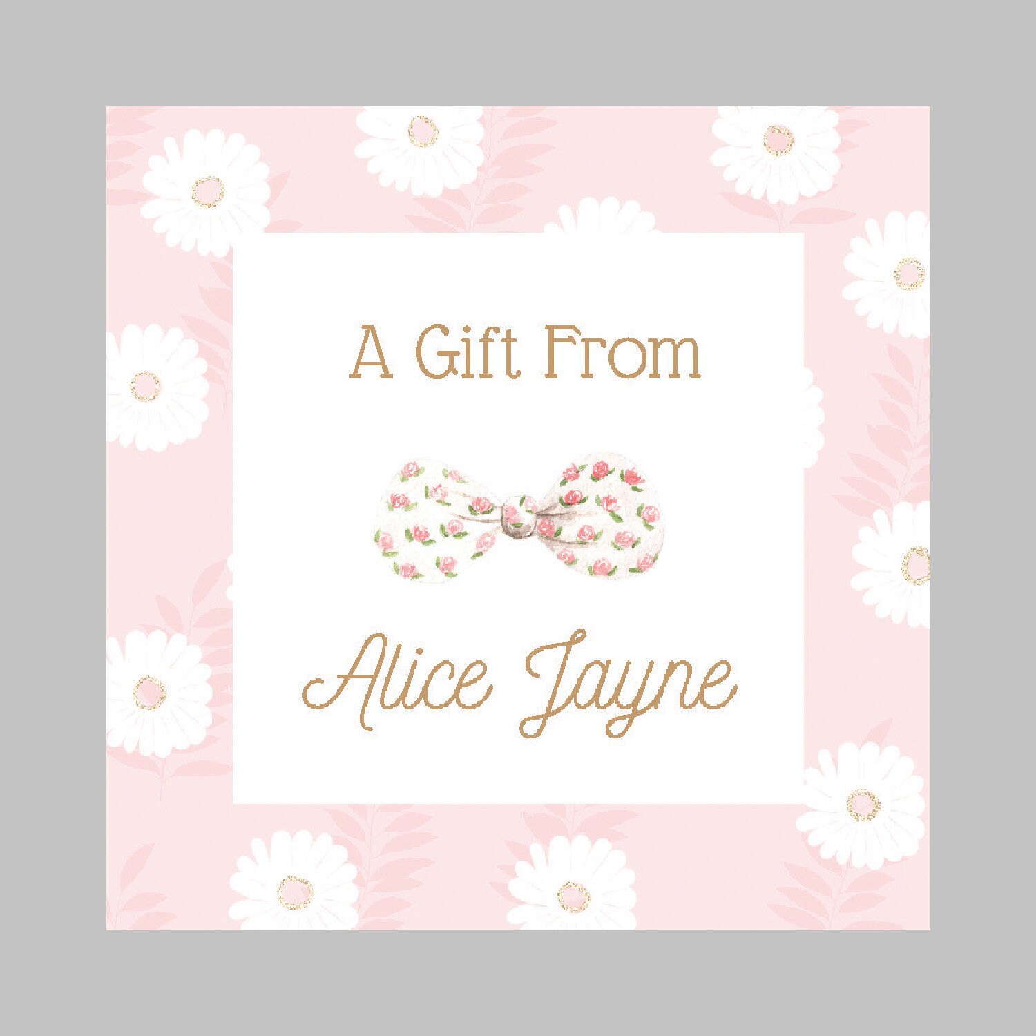 Personalized Gift Calling Card Gift Calling Card Gift Card Stickers - Etsy