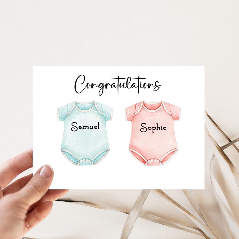 Twin Boys Greeting Cards - Etsy