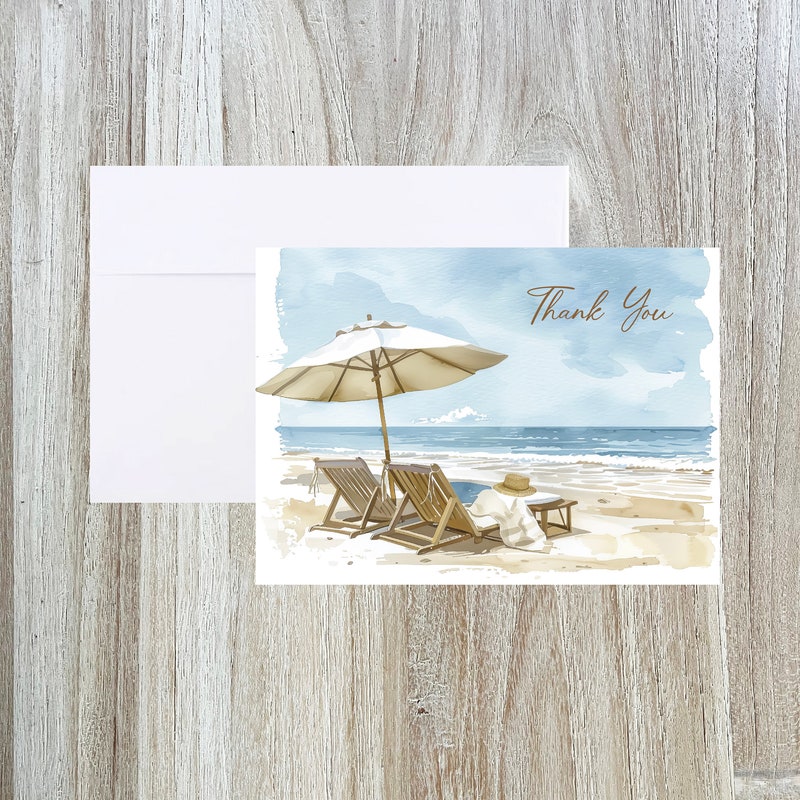 Beach Note Cards - Etsy