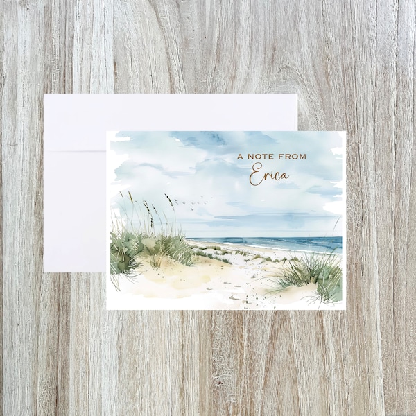 Beach Note Cards - Etsy