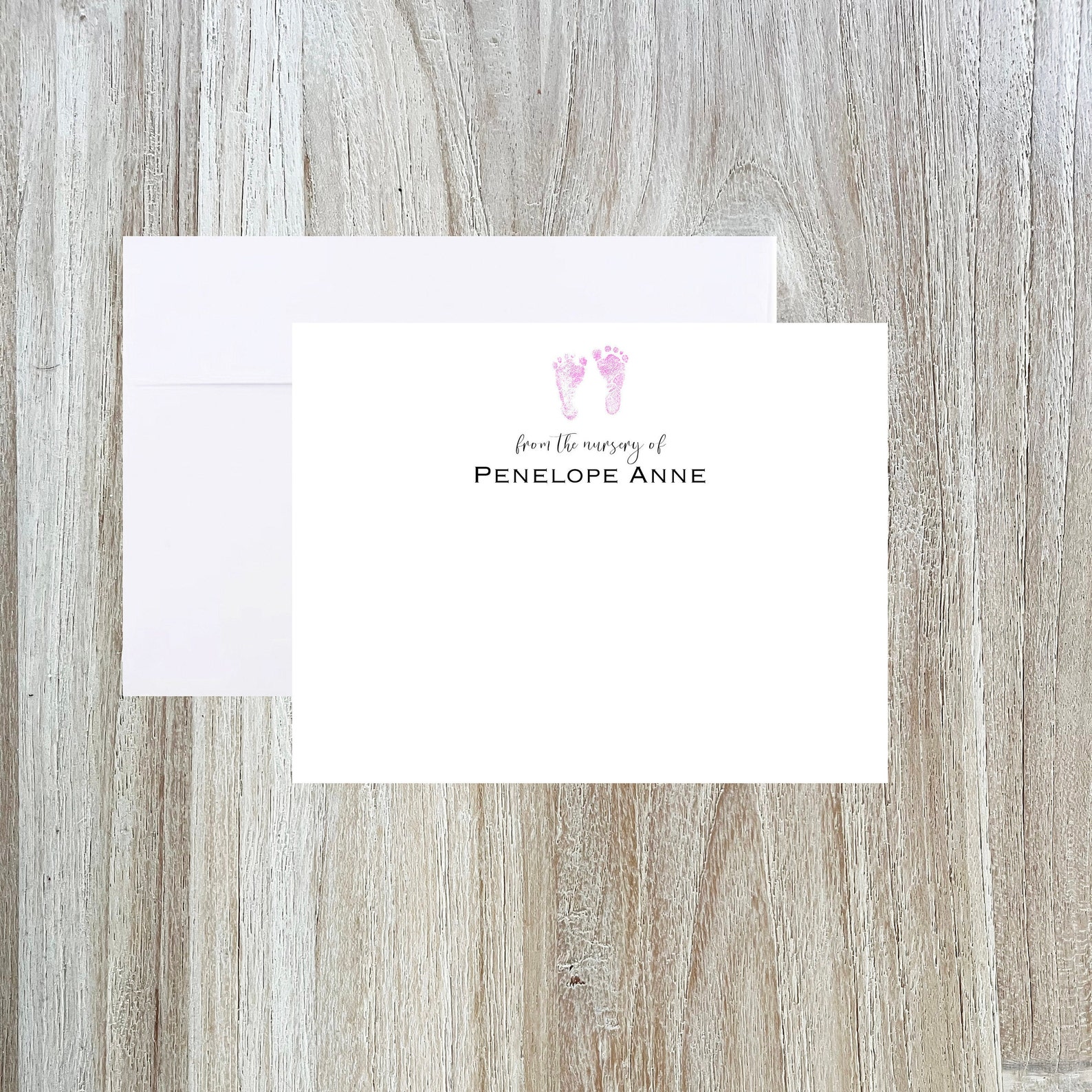 Personalized Thank You Cards || From the Nursery of || Box of Thank You ...