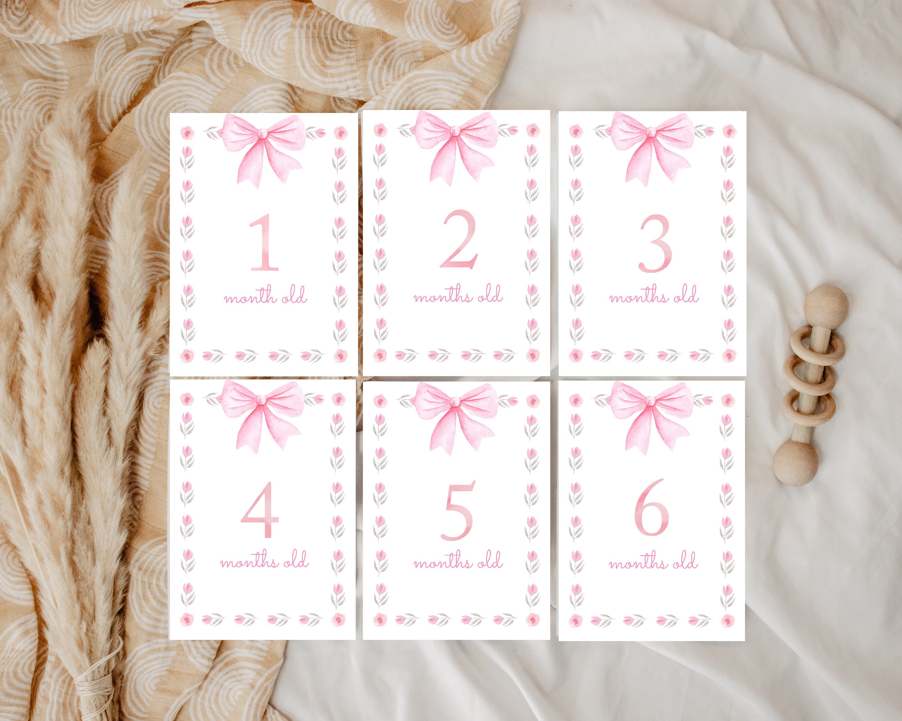 Milestone Cards || Baby Girl Milestone Cards - Etsy
