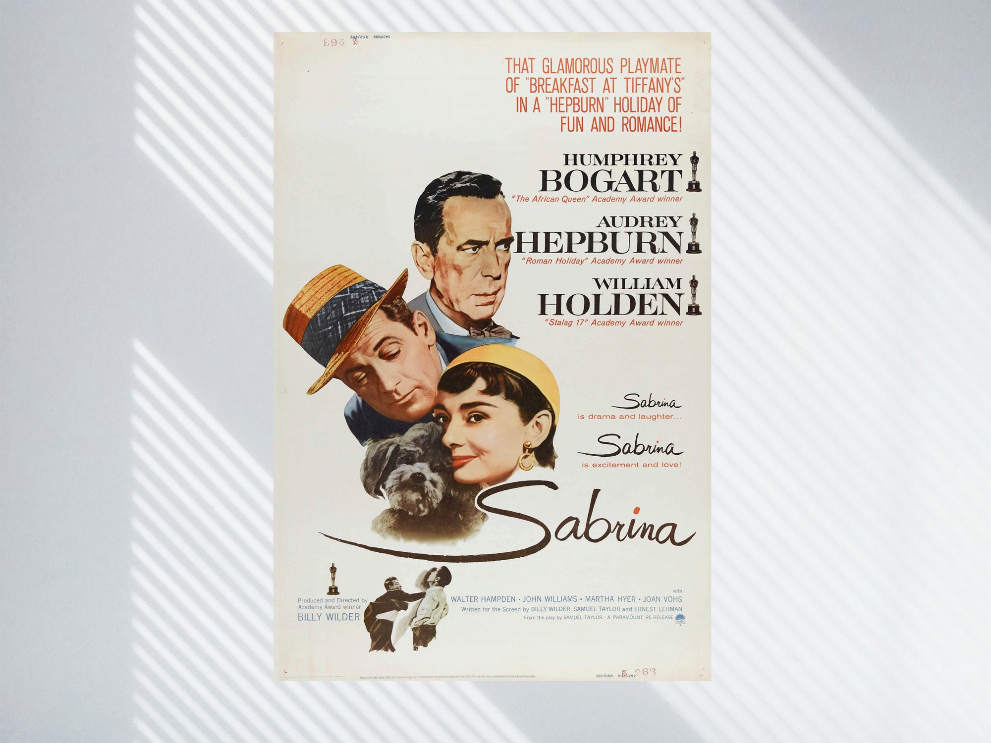 Sabrina Movie Poster Limited Edition Collectible Film - Etsy