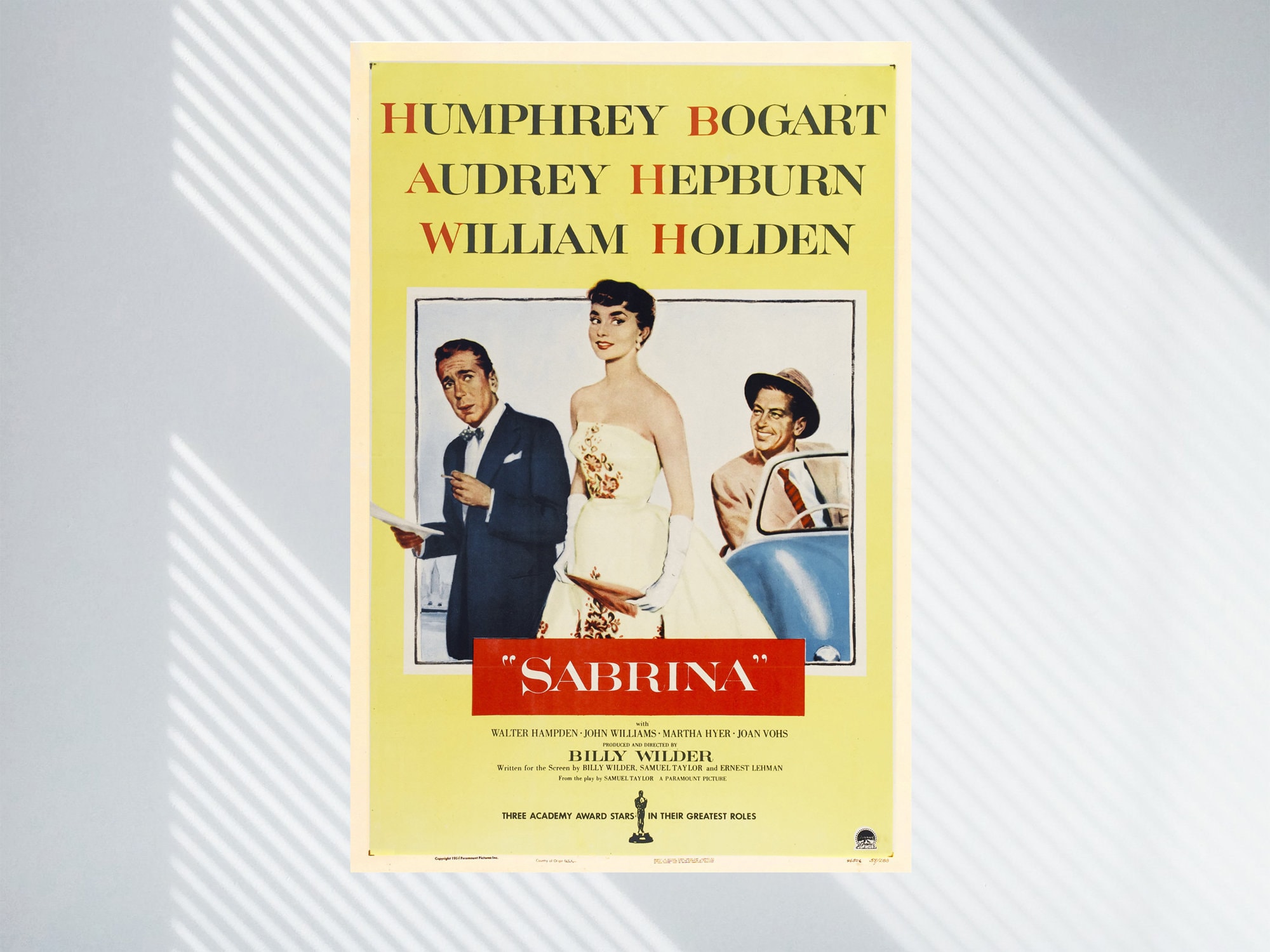 Sabrina Movie Poster Limited Edition Collectible Film - Etsy