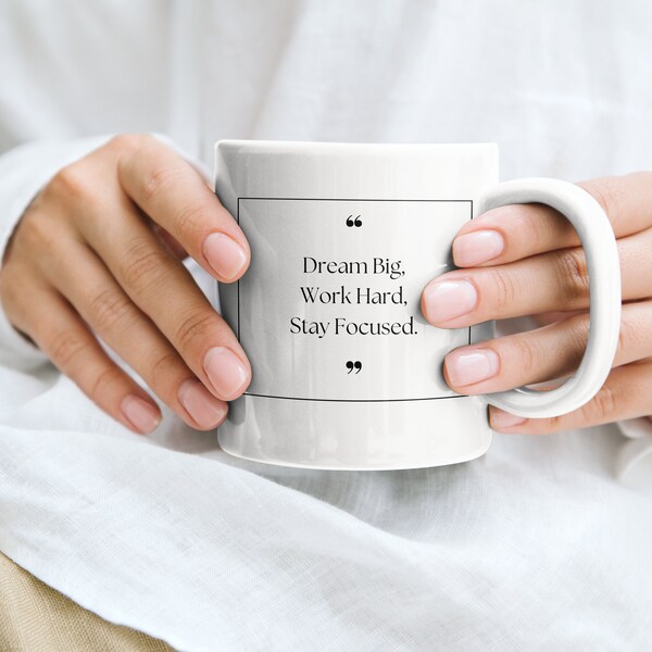 Motivational Mug - Etsy